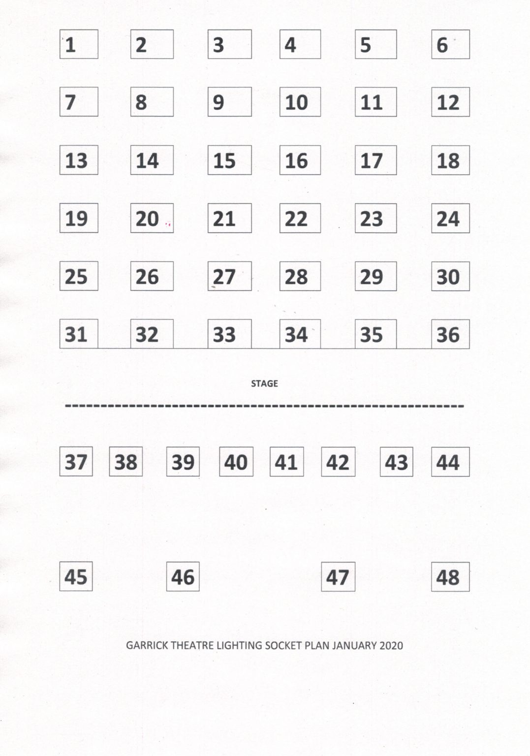 Lighting Plans – Theatre Lighting Workshops